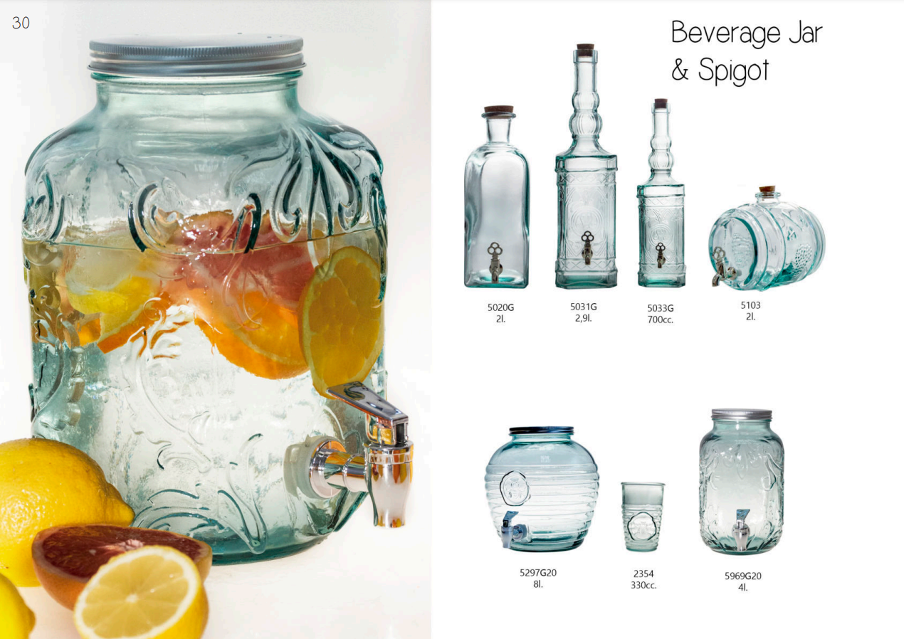 Beverage Jar & Spigot | Vidrios San Miguel