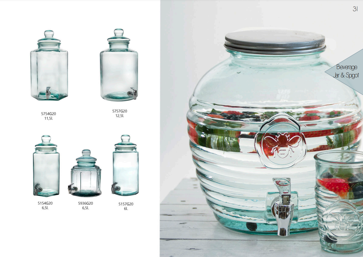 Beverage Jar & Spigot | Vidrios San Miguel